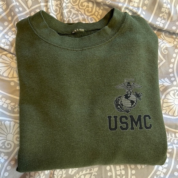 USMC | Sweaters | Vintage Crewneck Usmc Sweater | Poshmark